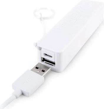 POWER BANK 2600 MAH WHITE | iEssentials | Wheaton College