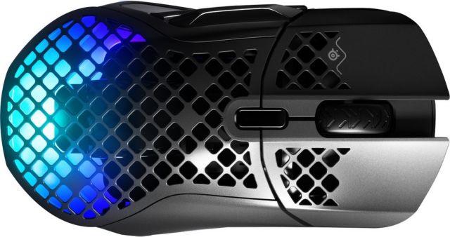 SteelSeries Aerox 5 Ultra Lightweight Honeycomb Wireless RGB Optical ...